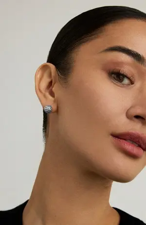 DEAN DAVIDSON Weave Ball Stud Earrings