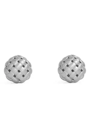 DEAN DAVIDSON Weave Ball Stud Earrings