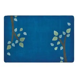 KAPLAN EARLY LEARNING COMPANY Branching Out Carpet - Blue