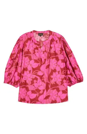 SUGARLIPS Craney Floral Print Top