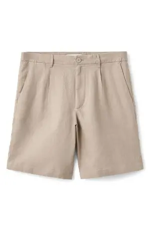 Mango Linen And Cotton Bermuda Shorts