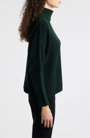 Frank & Eileen Montecito Turtleneck Sweater - Bristish Racing Green