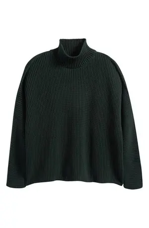 Frank & Eileen Montecito Turtleneck Sweater - Bristish Racing Green