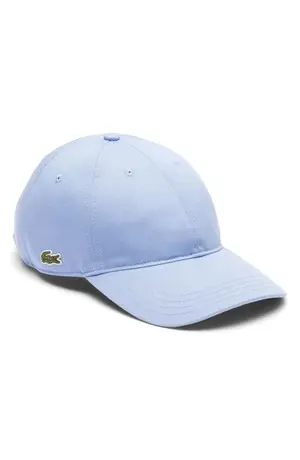 Lacoste Cotton Twill Baseball Cap - Delphinium