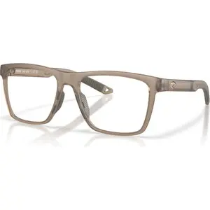 COSTA 54mm Rectangle Eyeglasses - Brown