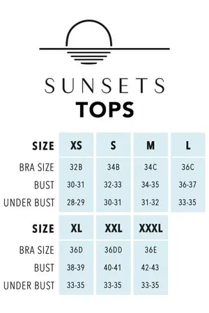 SUNSETS Anya Tankini Swimsuit Top - Clementine