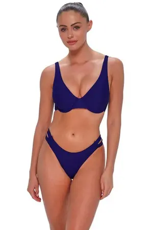 SUNSETS Ally Underwire Bikini Top F Cup - Indigo