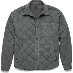 SURFSIDE SUPPLY CO. Lennon Quilted Shirt Jacket - Iron Gate Grey