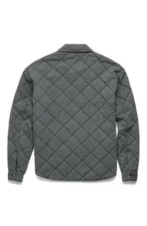 SURFSIDE SUPPLY CO. Lennon Quilted Shirt Jacket - Iron Gate Grey