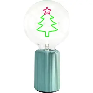 MITB Xmas Tree Portable Table Lamp Blue
