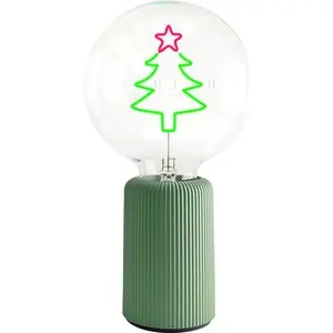 MITB Xmas Tree Portable Table Lamp Olive