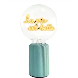MITB La Vie Est Belle Portable Table Lamp - Blue