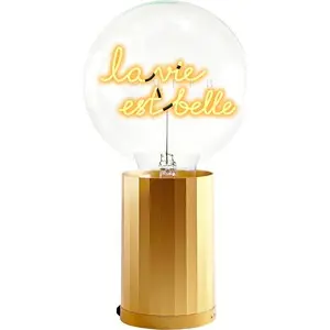 MITB La Vie Est Belle Portable Table Lamp - Gold