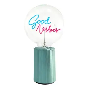 MITB Good Vibes Portable Table Lamp Blue