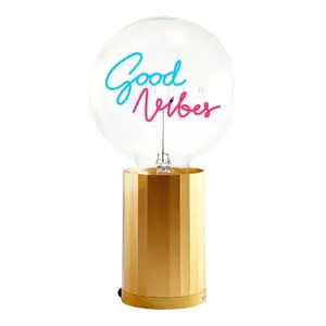 MITB Good Vibes Portable Table Lamp - Gold
