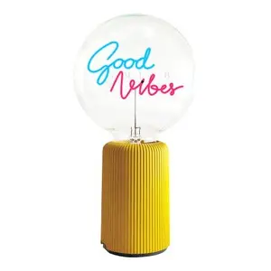 MITB Good Vibes Portable Table Lamp - Yellow