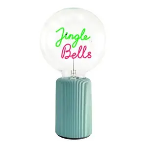 MITB Jingle Bells Portable Table Lamp - Blue