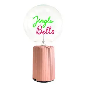 MITB Jingle Bells Portable Table Lamp - Pink