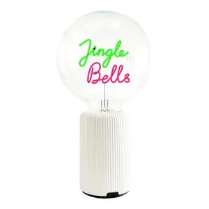 MITB Jingle Bells Portable Table Lamp White