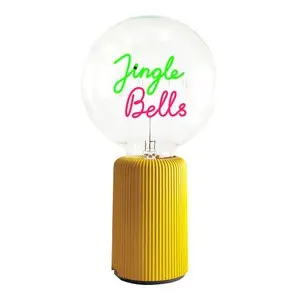 MITB Jingle Bells Portable Table Lamp - Yellow