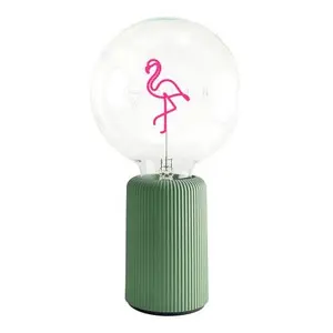 MITB Flamingo Portable Table Lamp Olive