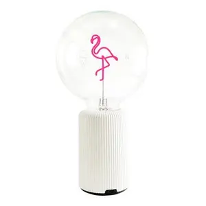 MITB Flamingo Portable Table Lamp - White