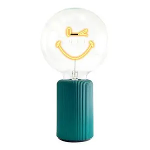 MITB Smiley World Kidness Portable Table Lamp Emerald
