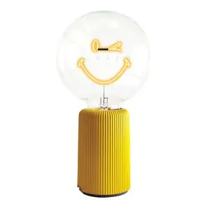MITB Smiley World Kidness Portable Table Lamp Yellow