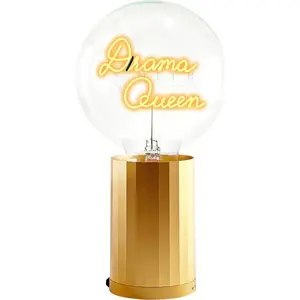 MITB Drama Queen Portable Table Lamp Gold