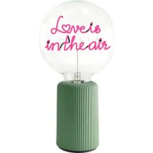 MITB Love Is In The Air Portable Table Lamp Olive