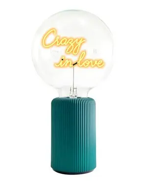 MITB In Love Portable Table Lamp Emerald