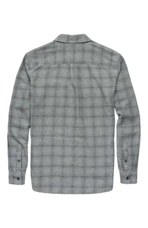 SURFSIDE SUPPLY CO. Brian Brushed Plaid Shirt - Heather Grey