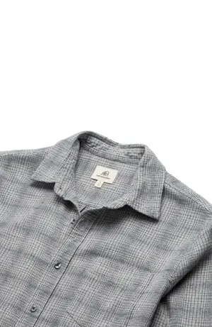 SURFSIDE SUPPLY CO. Brian Brushed Plaid Shirt - Heather Grey