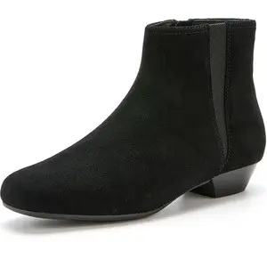 ABEO Via Ankle Boots - Black Suede - Regular