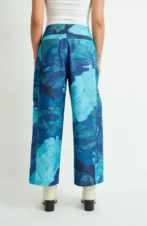 FLORENCIA DAVALOS Cotton Barrel-straight Pant
