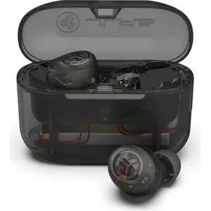 JLAB Go Air Pop True Wireless Earbuds Clear
