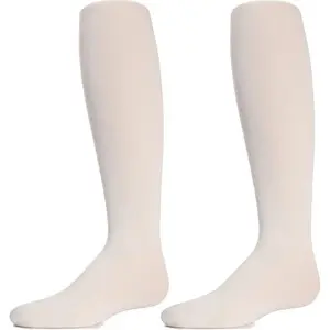 MEMOI Essentials Nylon Tights 2-Pair Pack Ivory