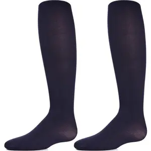 MEMOI Essentials Nylon Tights 2-Pair Pack Navy