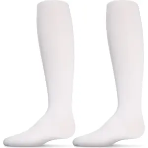 MEMOI Essentials Nylon Tights 2-Pair Pack White
