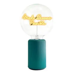 MITB Make Dreams Possible Portable Table Lamp - Emerald