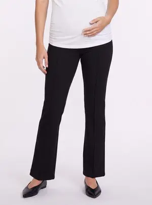 Motherhood Maternity Secret Fit Ponte Maternity Pants - Black