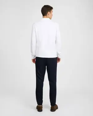 Onia Long Sleeve Pique Polo - White