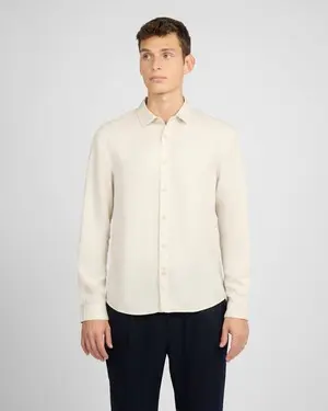 Onia Lyocell Long Sleeve Shirt - Stone