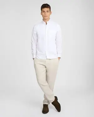 Onia Oxford Long Sleeve Button Down - White