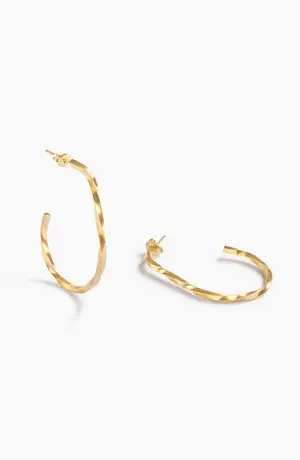 ABLE Ava Hoop Earrings