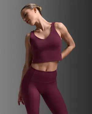 2xu Fluid Longline Bra - Amaretto/amaretto