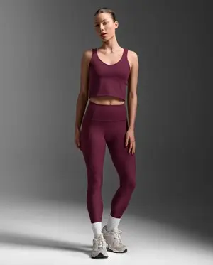 2xu Fluid Longline Bra - Amaretto/amaretto