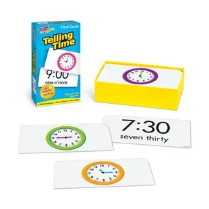 TREND ENTERPRISES Telling Time Skill Drill Flash Cards