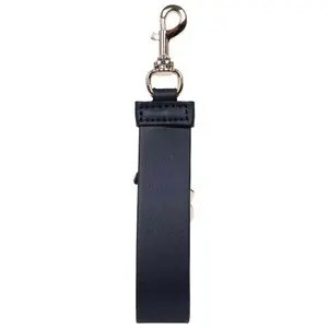 True Religion Bag Charm Keychain - Navy