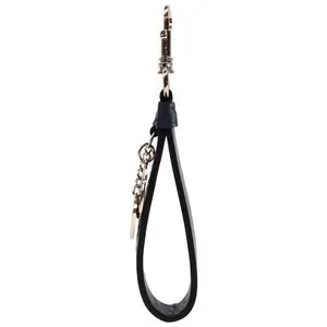 True Religion Bag Charm Keychain - Navy